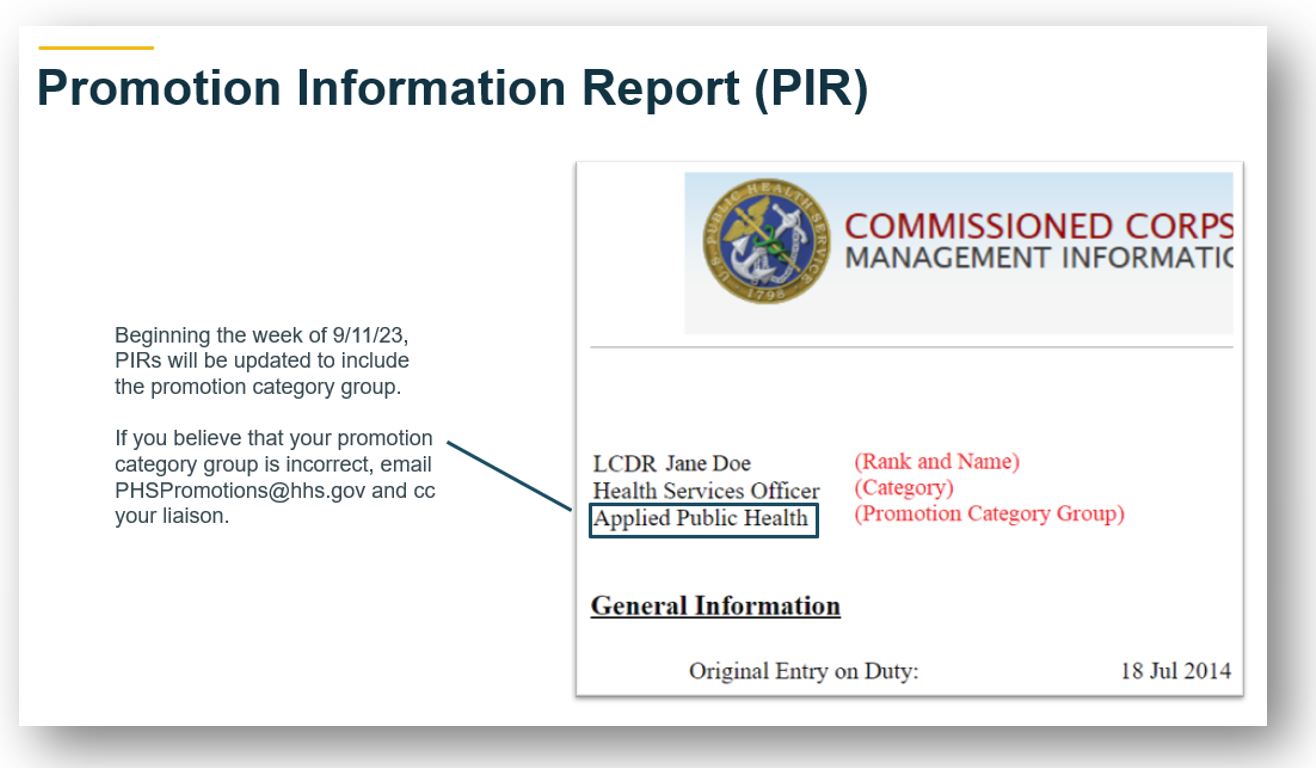 Commissioned Corps Management Information System